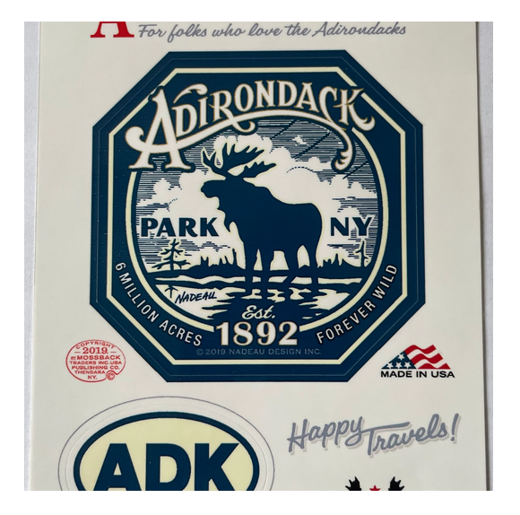 Adirondack Park Majestic Moose Sticker – Mountainmanoutdoors.com Store