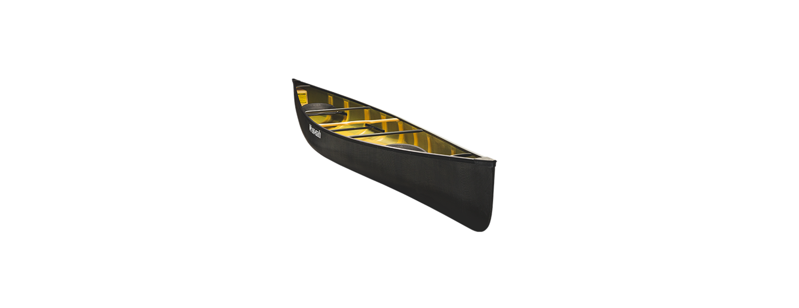 Escape Graphite Ultralight Tandem Canoe w/ Black Trim ...